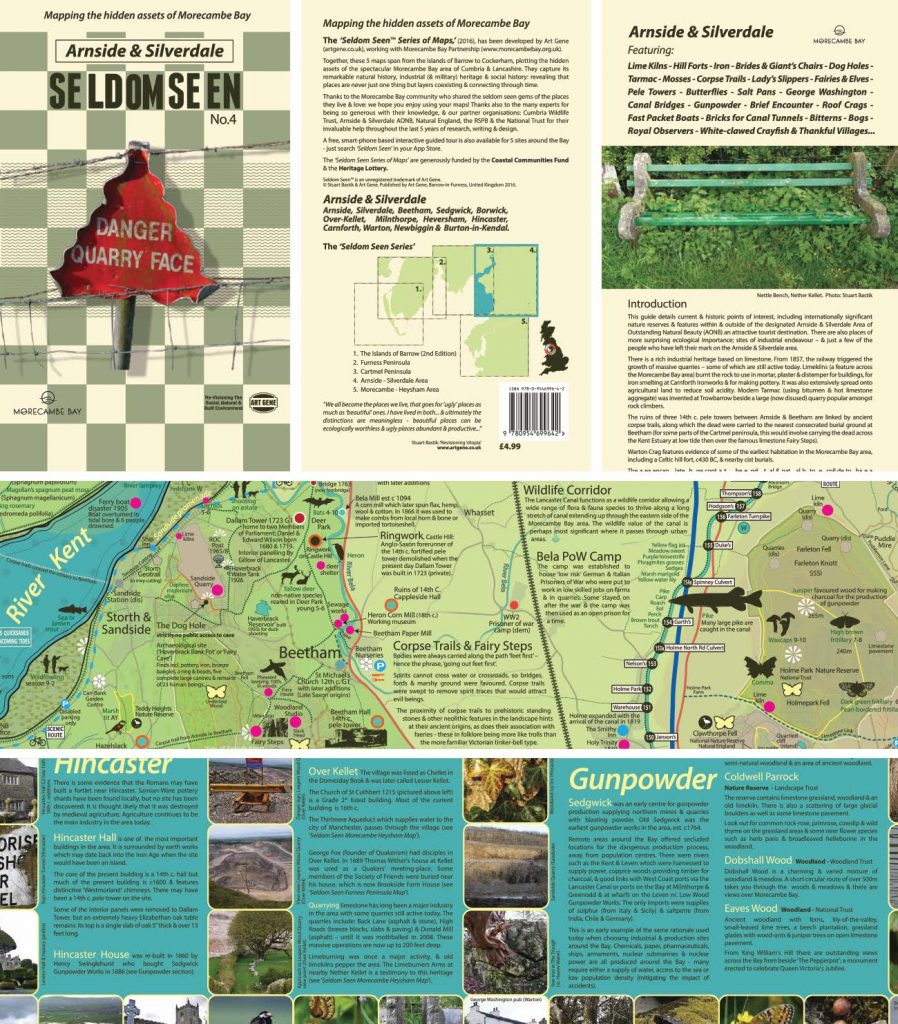 The Seldom Seen™ Series of Maps: Morecambe Bay - Art Gene