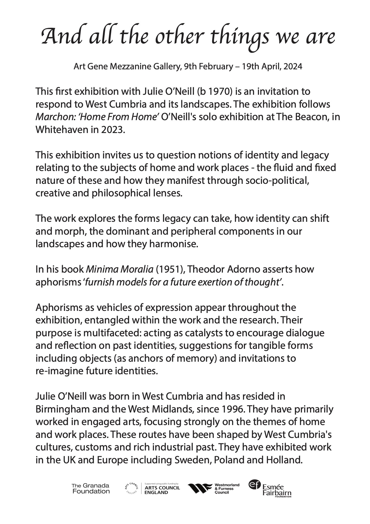 Place - Re:discover Barrow and 'All the other things we are' 2024 ...
