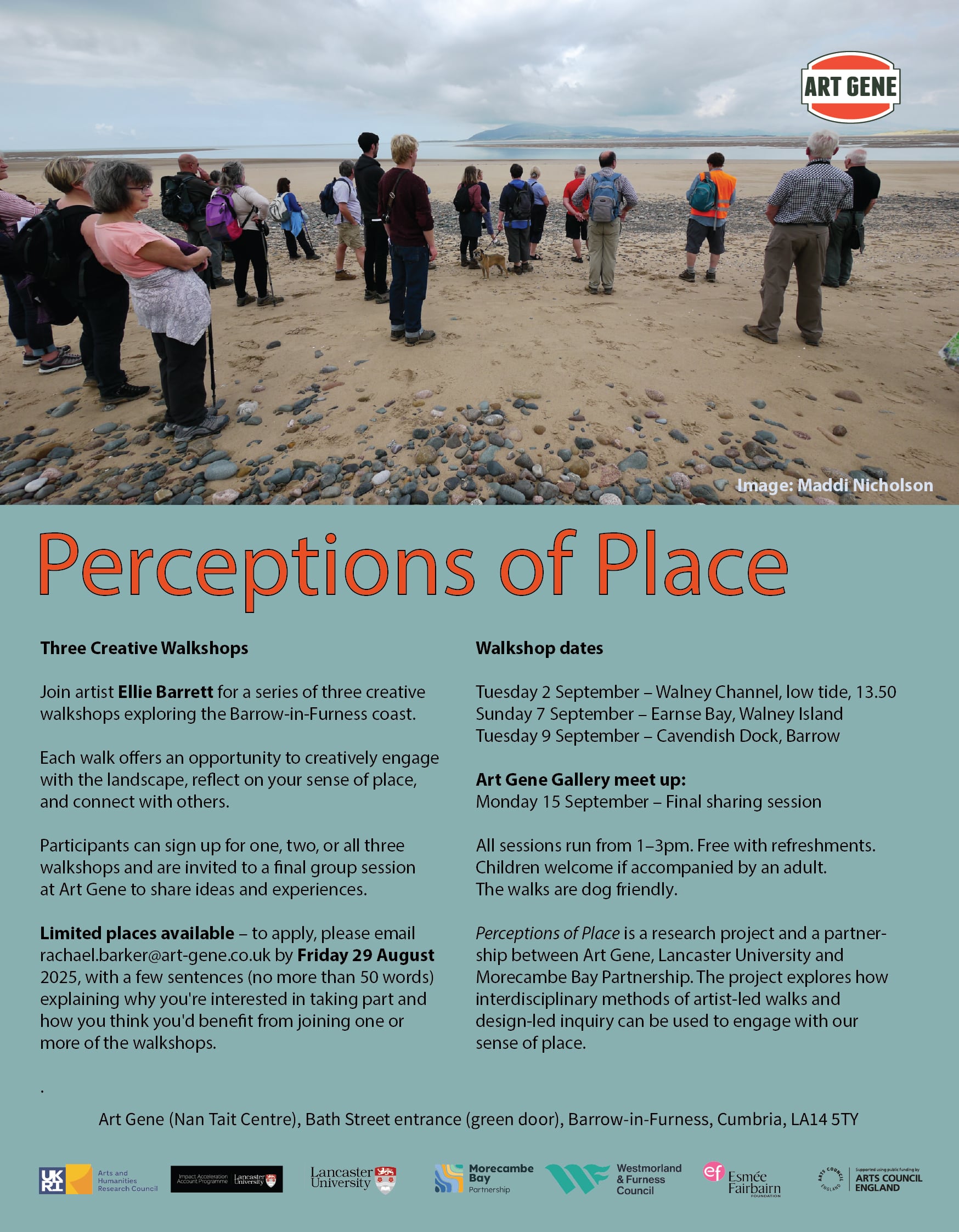 'Perception of Place' - 3 Creative Walk Shops with artist Ellie Barrett ...